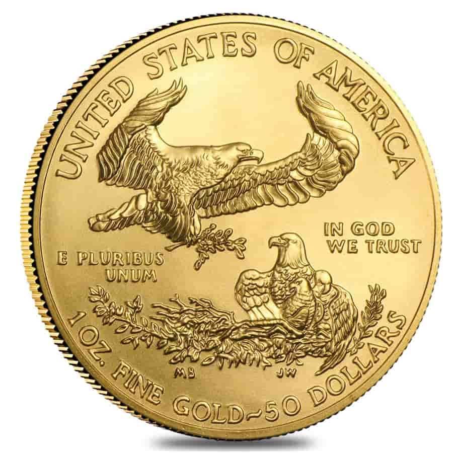 2021 1 oz Gold American Eagle $50 Coin BU Type 1 - KEI Bullion & Numismatics